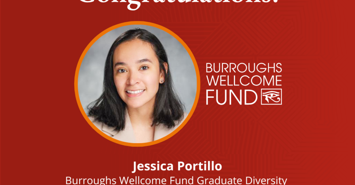 Jessica Portillo awarded Burroughs Wellcome Fund 2023 GDEP award | Duke ...